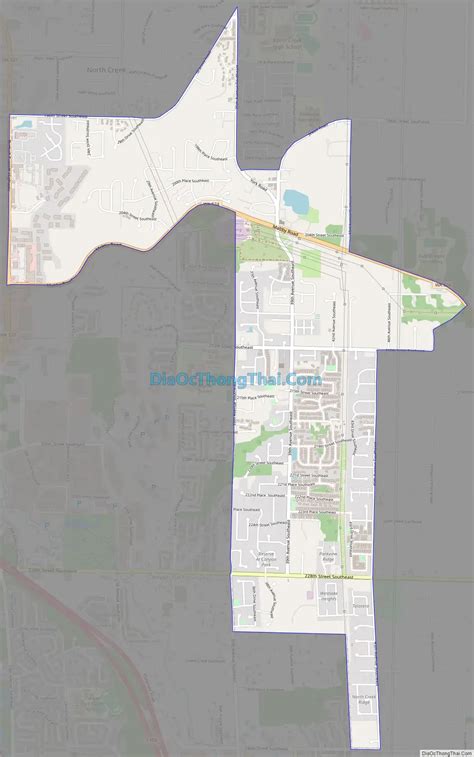 Map Of Bothell East Cdp Thong Thai Real