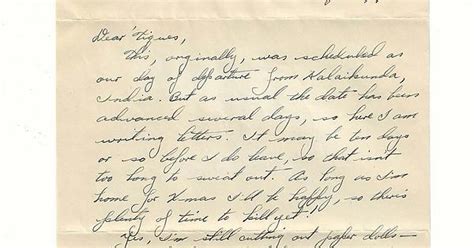 Ww2 Era Letter Written By P 51 Pilot In India The Letterhead Is A