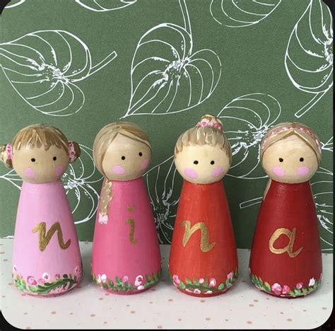Personalised Wooden Peg Dolls Artofit