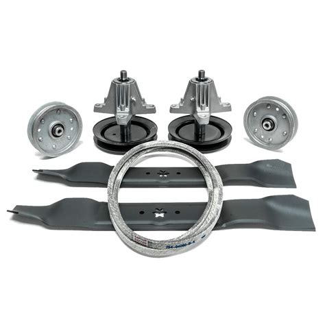 42” Deck Rebuild Kit 2 Spindles 2 Pulleys 2 Blades