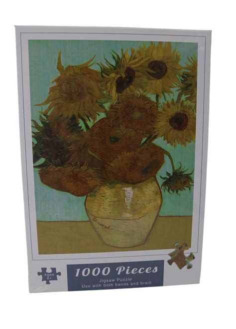 1000 ნაწილიანი ფაზელი მზესუმზირები ვინსენტ ვან გოგი