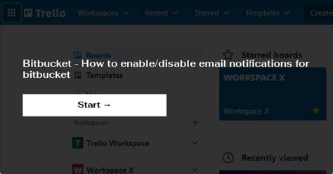 Bitbucket How To Enabledisable Email Notifications For Bitbucket