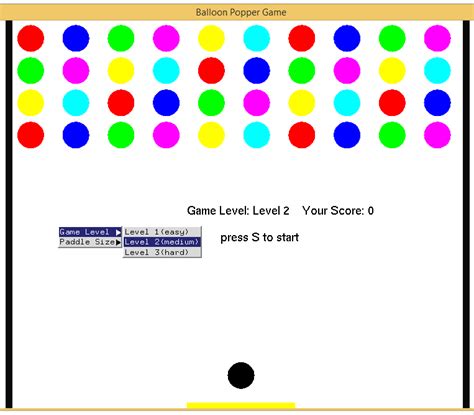 Balloon Popper Game Cg Opengl Project
