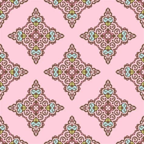 Cute Pink Seamless Abstract Tiled Pattern Stock Vector By ©astya 120527174