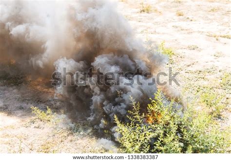 Hand Grenade Exploding Smoke Photos And Images Shutterstock