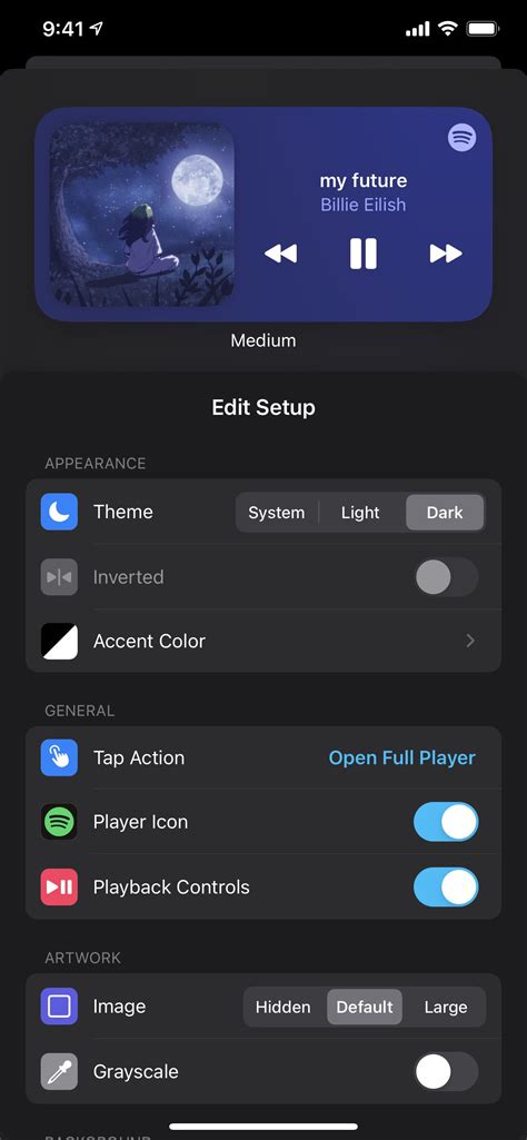 Widgetpod Is A Highly Customizable Now Playing Widget For Apple Music