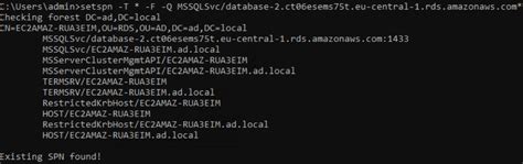 customer managed process for configuring kerberos authentication on an