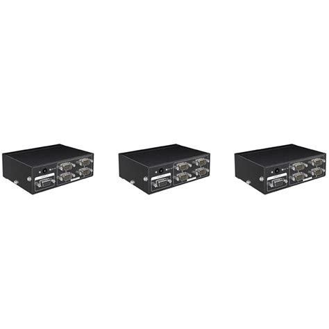 3x Mt Rs104 Active Serial Rs232 Splitter 1 To 4 Rs232 Bi Direction Switcher Splitter 4 To 1 With