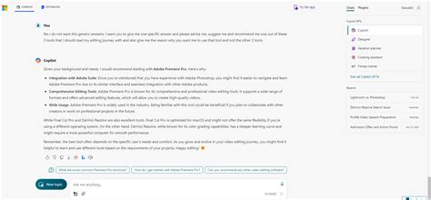 Copilot Pro Suggests Adobe Microsofts Partner Over Final Cut Pro And