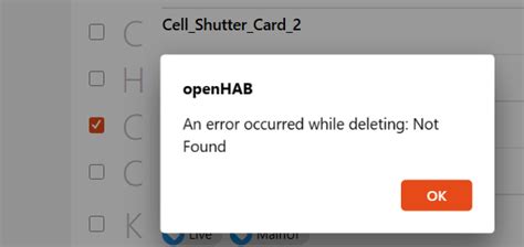 Did A Error With Widget Creation How To Delete Now Widgets Openhab Community