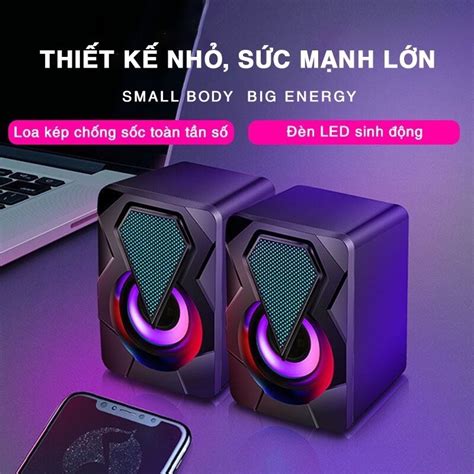 Mua Loa Máy Tính Loa Vi Tính Mini Loa Mini Yst 1046 Led âm Thanh Cực Chất Cho Mọi Dòng Pc