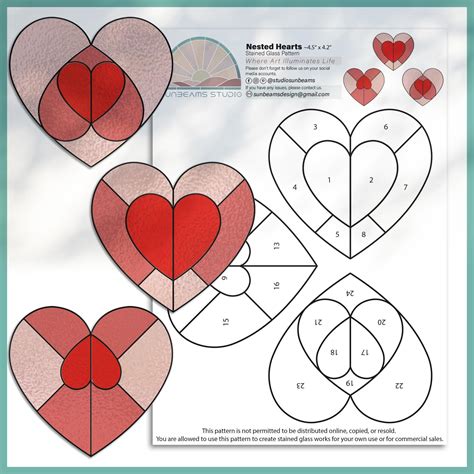 Stained Glass Heart Patterns Artofit