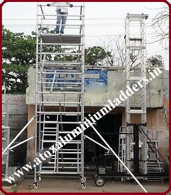 Single Width Aluminium Scaffoldings In Hyderabad A TO Z TRADERS Aluminium Single Width Mobile