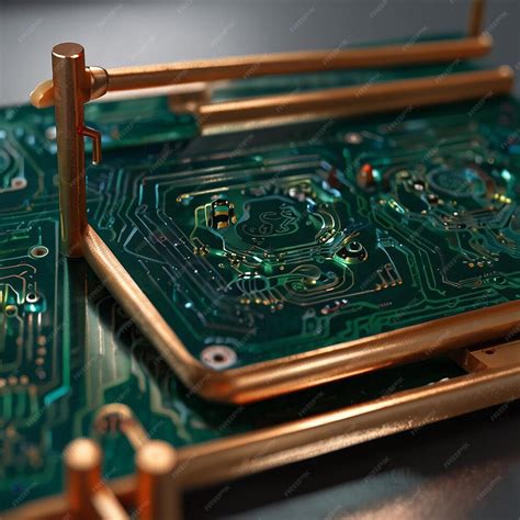 Circuit Board Maze Podium Navigate Product Presentations With
