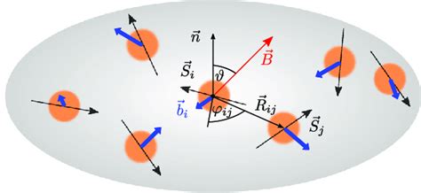 Sketch Of The Considered Dipolar Spin Ensemble On A Planar Surface The