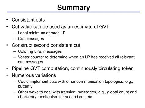 Ppt Parallel And Distributed Simulation Using Global Virtual Time Part 2 Powerpoint