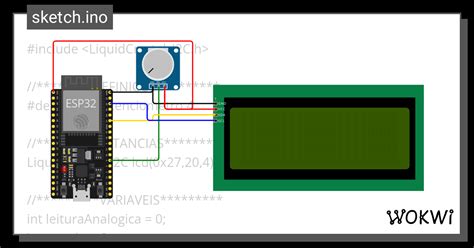 Potenciometro Wokwi Esp32 Stm32 Arduino Simulator