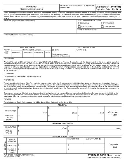 13 Bid Bond Free To Edit Download And Print Cocodoc