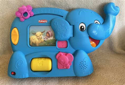 Playskool Learnimals Abc Adventure Elefun Elephant Blue Learning Toy