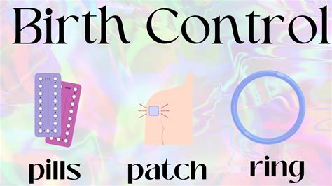 Birth Control Pills Ring Patch Youtube