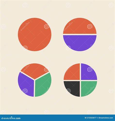 Circle Section Graph Logo 12 3 6 20 Segment Infographic Pie Chart Icons Wheel Round Diagram