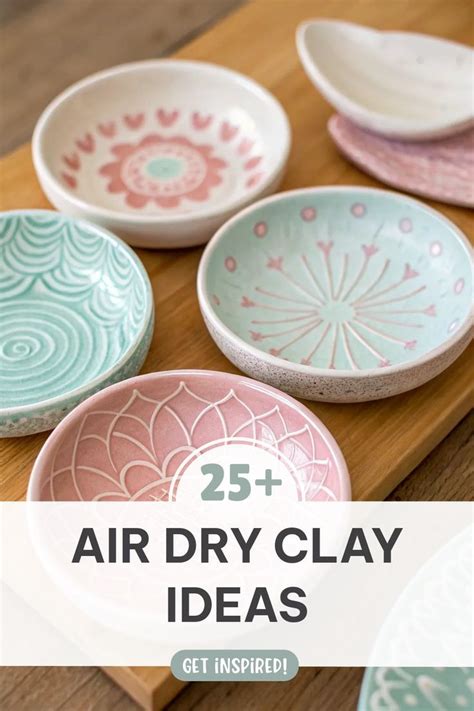 25 Creative Air Dry Clay Ideas For Your Home Decor Easy Clay Bowl