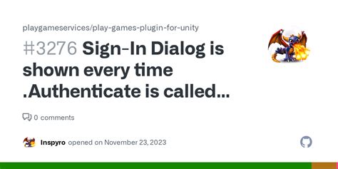 Sign In Dialog Is Shown Every Time Authenticate Is Called When Google Play Games App Is Not