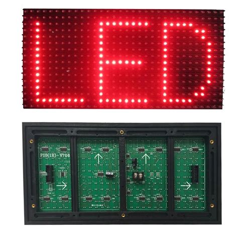 LED Module P10 RGB Outdoor LED Display Module Work Station Technology