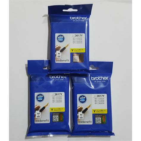 Jual Tinta Brother Lc 3617 Black Dan Color Original Shopee Indonesia