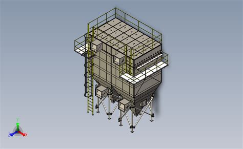 机械过滤器 Step 模型图纸下载 懒石网