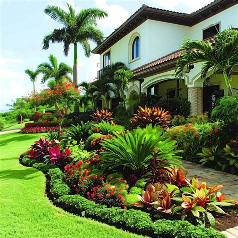 Front Yard Tropical Landscaping Ideas For A Lush Exotic Outdoor Oasis