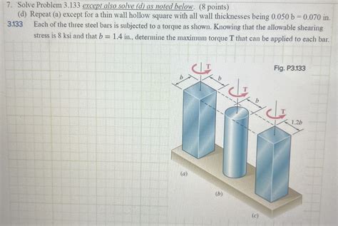 Solved Solve Problem 3 133 ﻿except Also Solve D ﻿as Noted