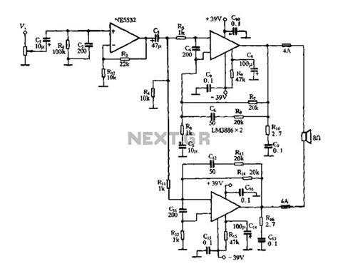Lm3886 Amplifier Circuit Diagram