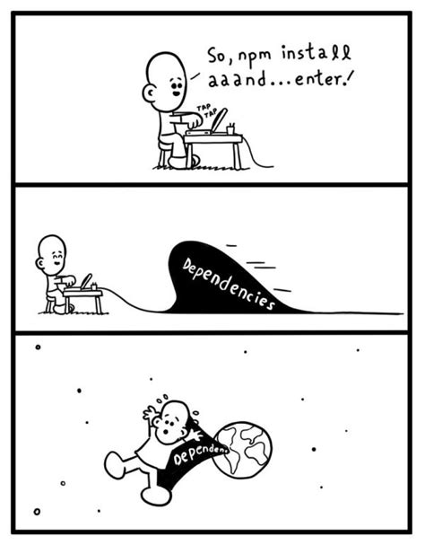 The Fun Of Npm Install Rprogrammerhumor