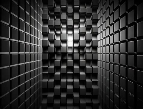 Premium Photo 3d Futuristic Cubes Background Abstract Geometric Mosaic Square Tiles Pattern