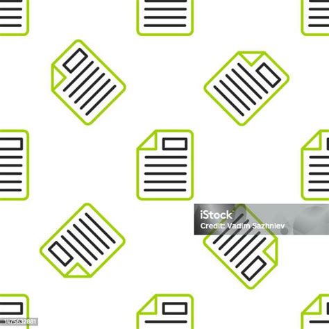 라인 파일 문서 아이콘은 흰색 배경에 매끄러운 패턴을 격리했습니다 체크리스트 아이콘입니다 사업 개념입니다 벡터 0명에 대한 스톡 벡터 아트 및 기타 이미지 Istock