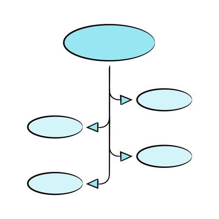 Vector Of Blue Process Diagram And ID Royalty Free Image Stocklib