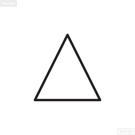 Triangle Shape Illustration Vector Graphic 22134040 Vector Art At Vecteezy