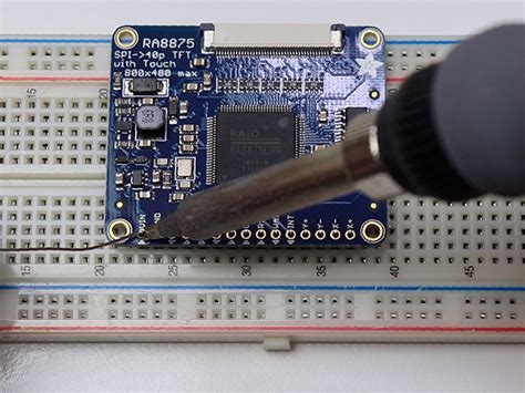 Assembly Ra8875 Touch Display Driver Board Adafruit Learning System