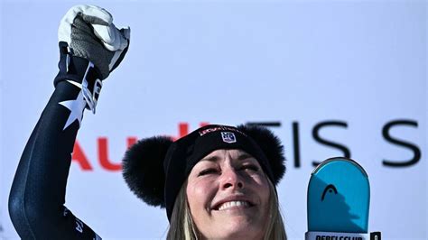 Ski Alpin Je Nai Jamais Cessé De Croire En Moi Lindsey Vonn