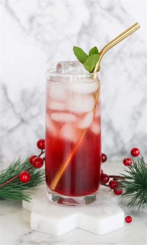 Cranberry Juice Mocktail Fizzy Surprisingly Healthy
