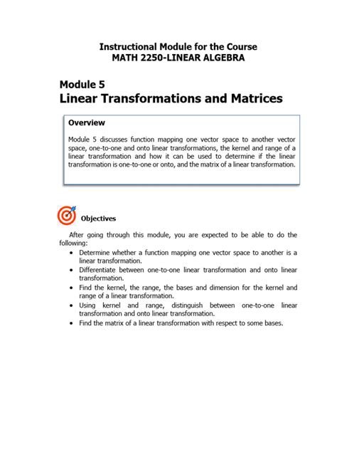 linear transformations and matrices pdf linear map vector space