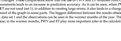 The Statistical Results Of Different Input Sets Of Ann Download