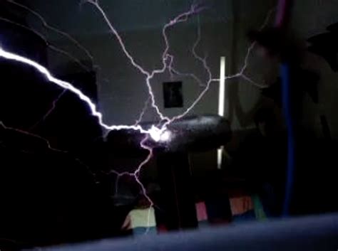 Camera Inside A Faraday Cage Looks Like Staring Straight At Lightning