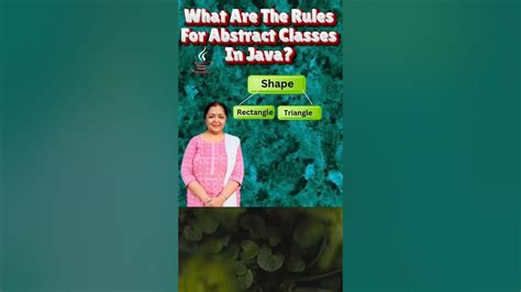 What Are The Rules For Abstract Classes In Javacomputer Objectorientedprogramming