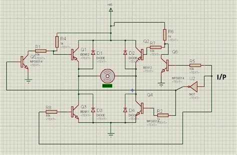 Keyurs Way Bidirectional Motor With 1 Pin Of Microcontroller Proteus Simulation