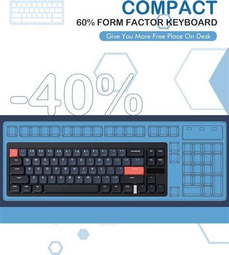 Rkl680 Clavier Mecanique Sans Fil Ultra Fin Clavier Gamer 60 Apex Pro Mini Gaming 2 4Ghz