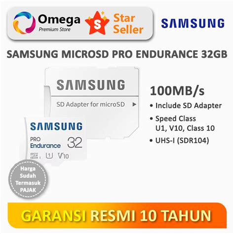 Jual Samsung MicroSD PRO Endurance 32GB with Adapter | Shopee Indonesia