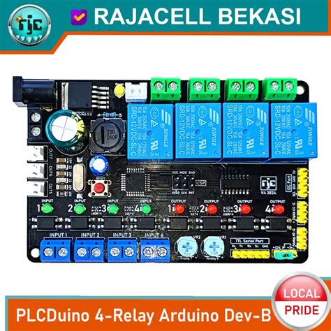 Jual Plcduino Uno 4i4o Sistem Atmega328 Arduinoo Relay Control Plc
