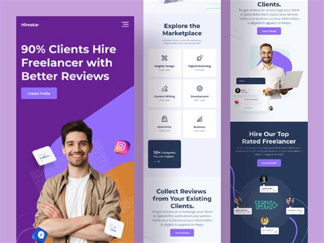 Hiring Platform Uxui Landing Design Page Figma